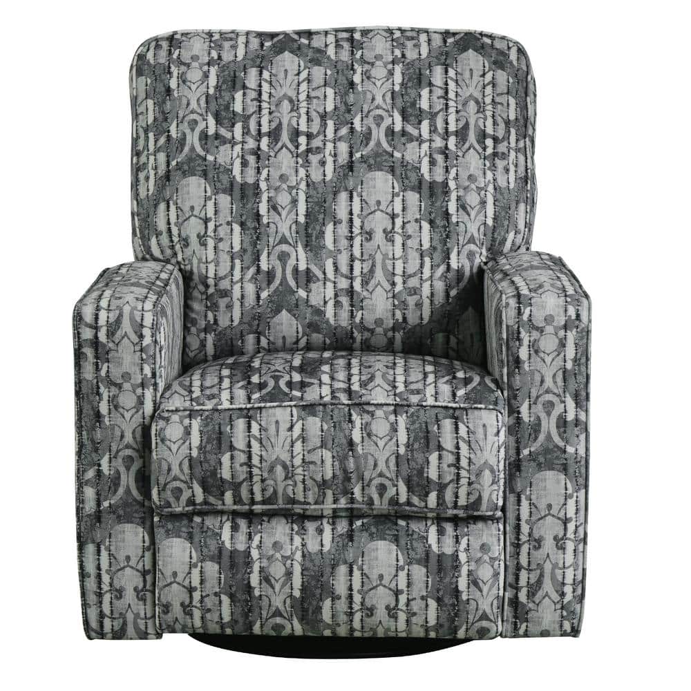 Clihome Multicolor Prints Short Plush Recliner Chair Sofa with Padded ...