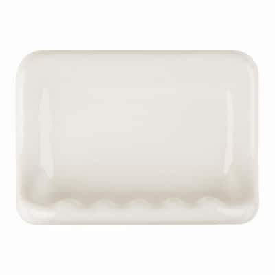 Daltile Bathroom Accessories Almond 4-3/4 in. x 6-3/8 in. Soap Dish Wall Accessory 0135BA7251P