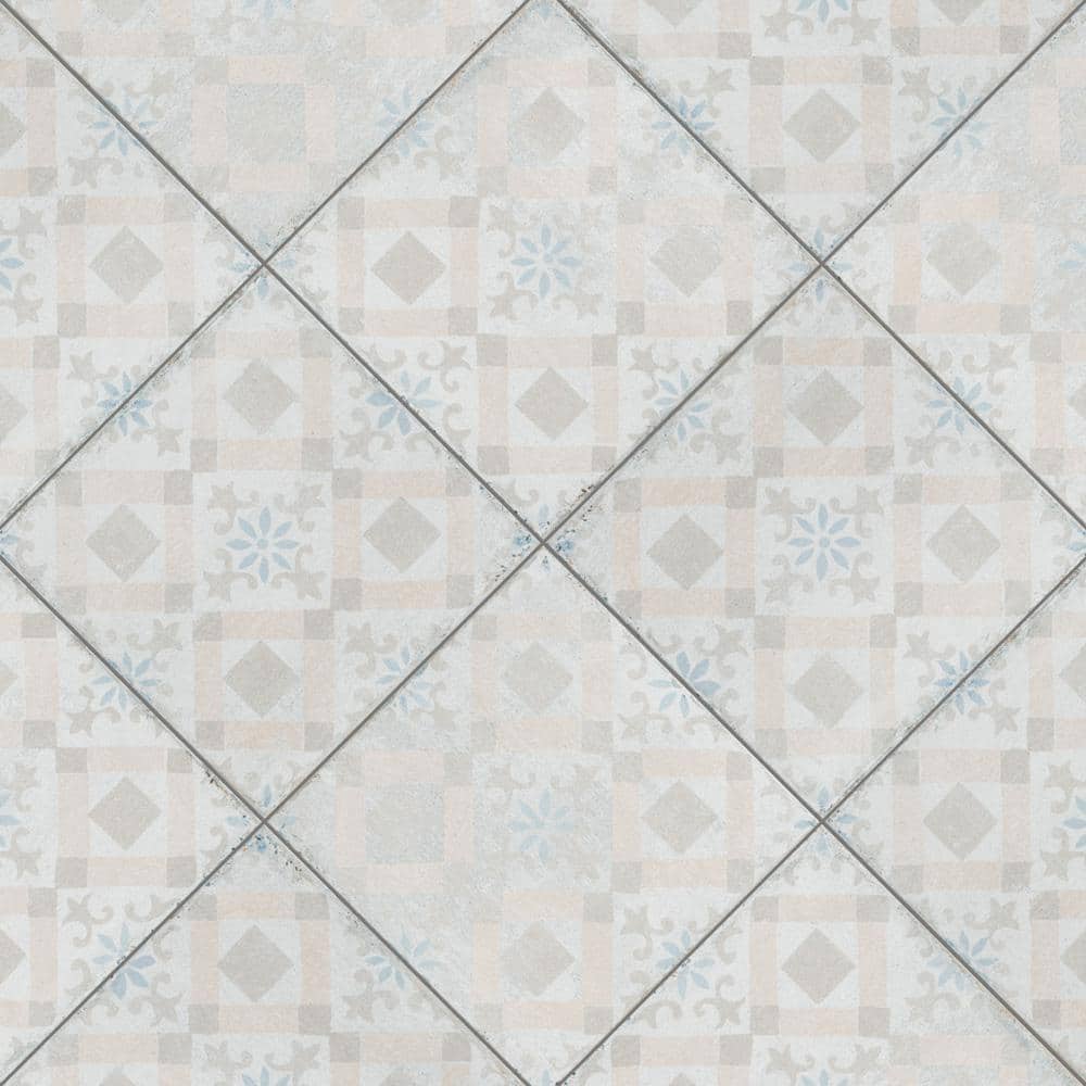 Merola Tile Barcelona Decor Born 5-3/4 in. x 5-3/4 in. Porcelain Floor ...