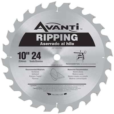 Avanti 10 in. x 60-Tooth Fine Finish Circular Saw Blade A1060X