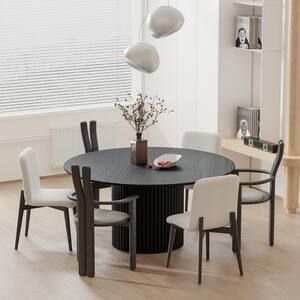 Round - Black - Kitchen & Dining Tables - Kitchen & Dining Room ...
