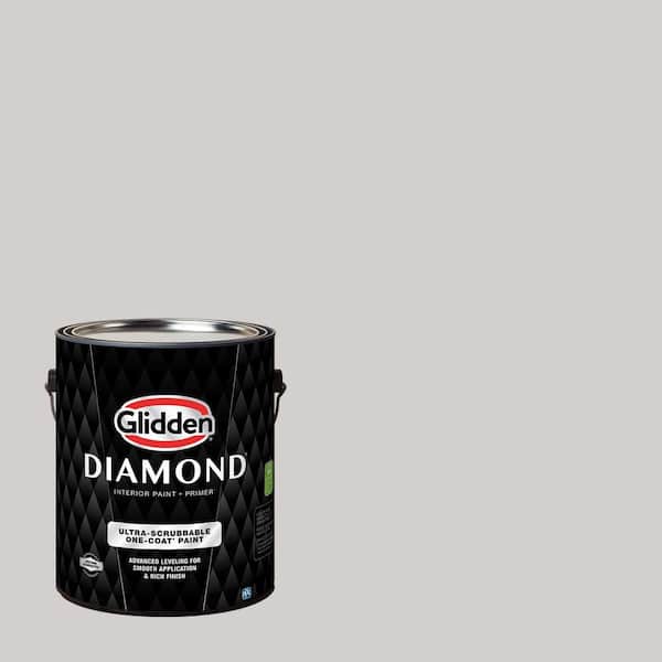Glidden Diamond 1 gal. PPG1005-2 Elusion Ultra-Flat Interior Paint with ...