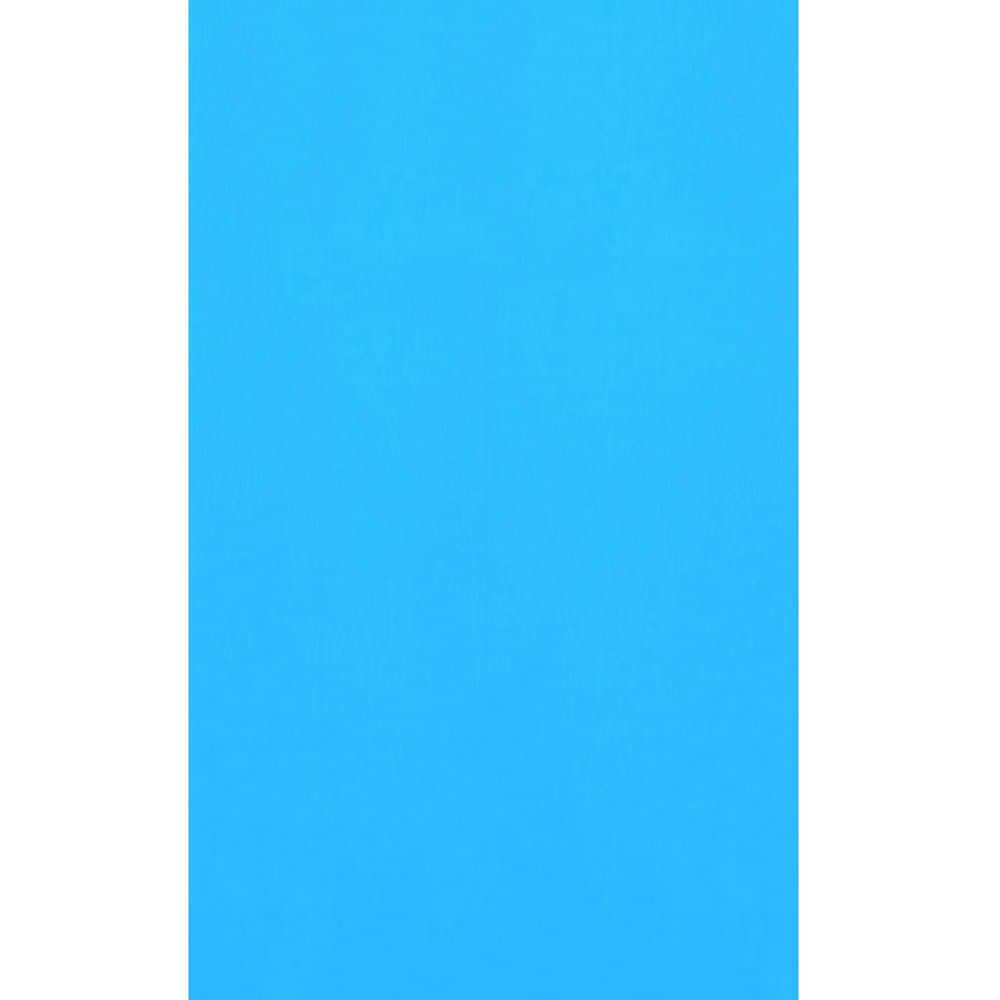 Blue Wave 48 in. x 54 in. D Round 12 ft. Blue Standard Gauge Overlap ...