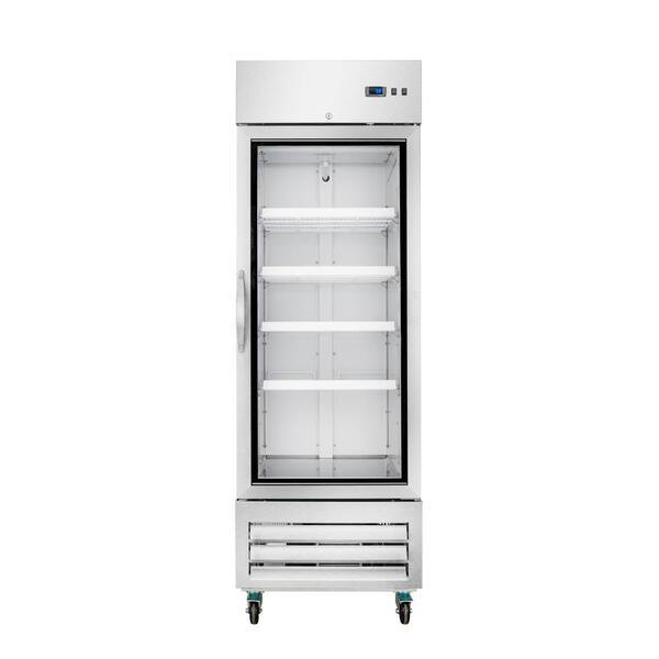 Koolmore 27 in. 18 cu. ft. Auto/Cycle Defrost One Glass Door ...