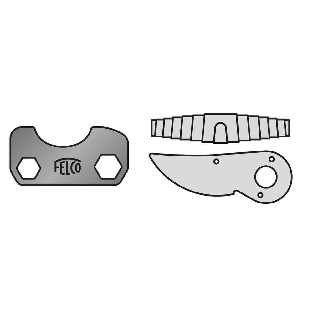 FELCO 2.25 in. Blade and Spring Replacement Kit, Compatible with F2, F4 ...
