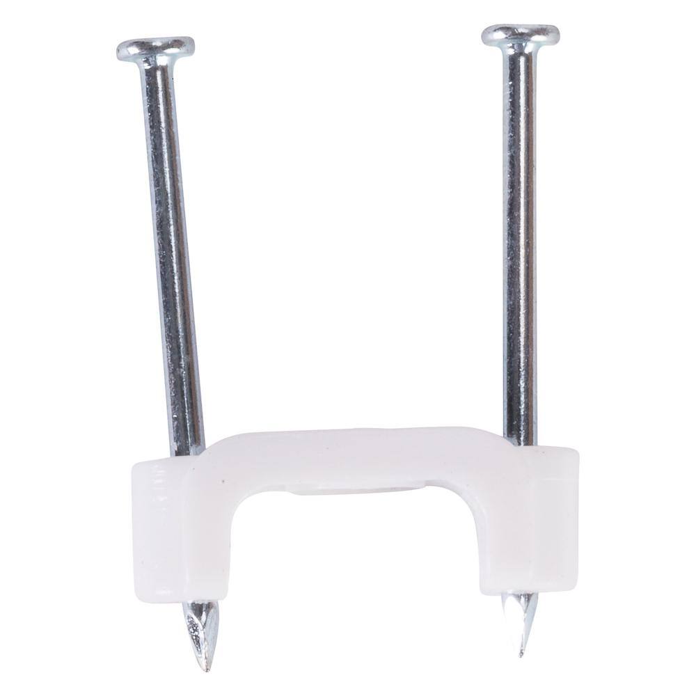 NSi Industries Poly Nail Clip Romex, White (100-Pack) PNC-492W-100R ...