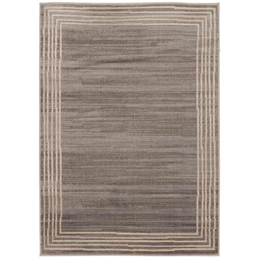 Stratford Elian 5 ft. x 7 ft. Storm/Alabaster Area Rug 7691TAL58HD.150 ...