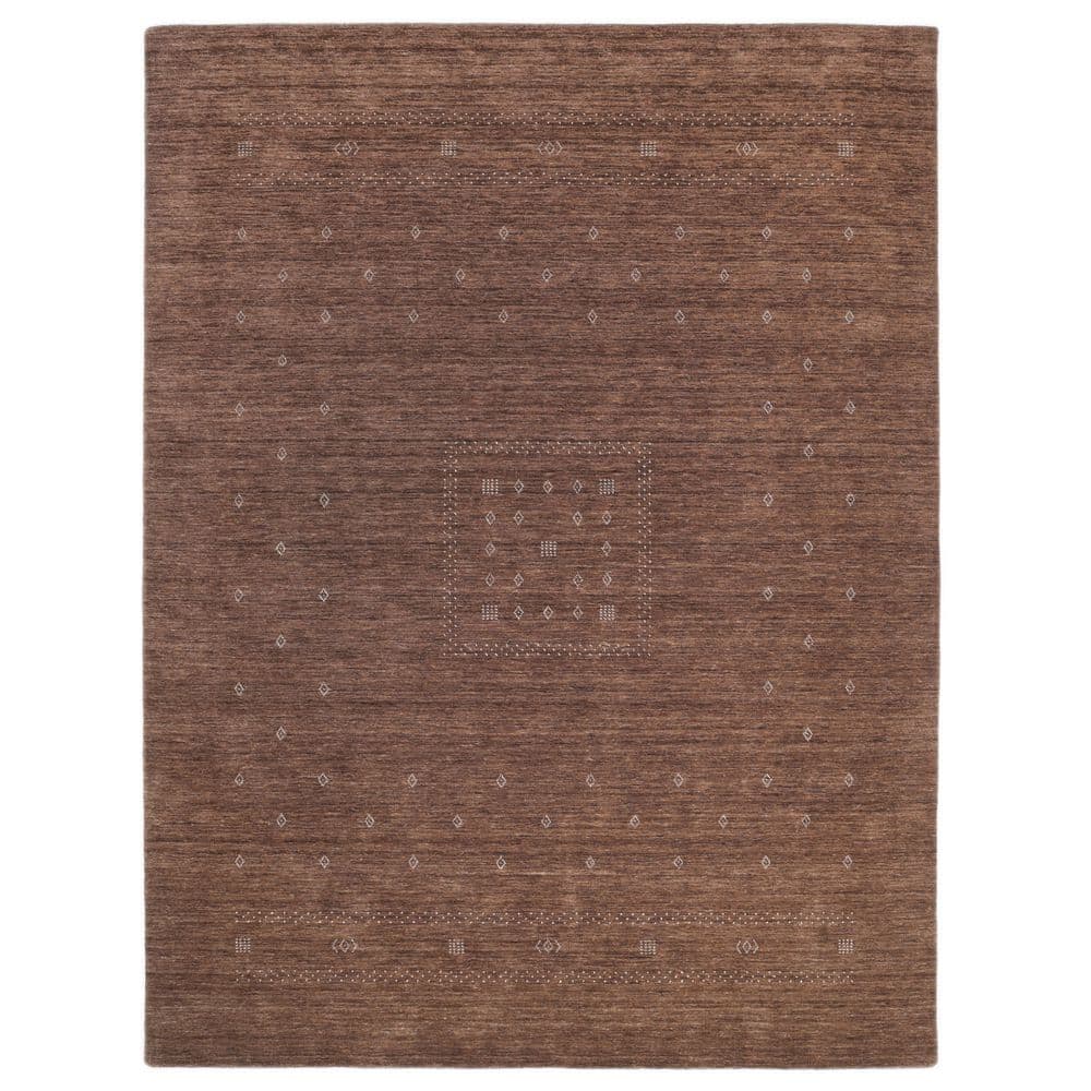 Solo Rugs Simi Brown 6 ft. x 9 ft. Tribal Indoor Area Rug S9417 ...