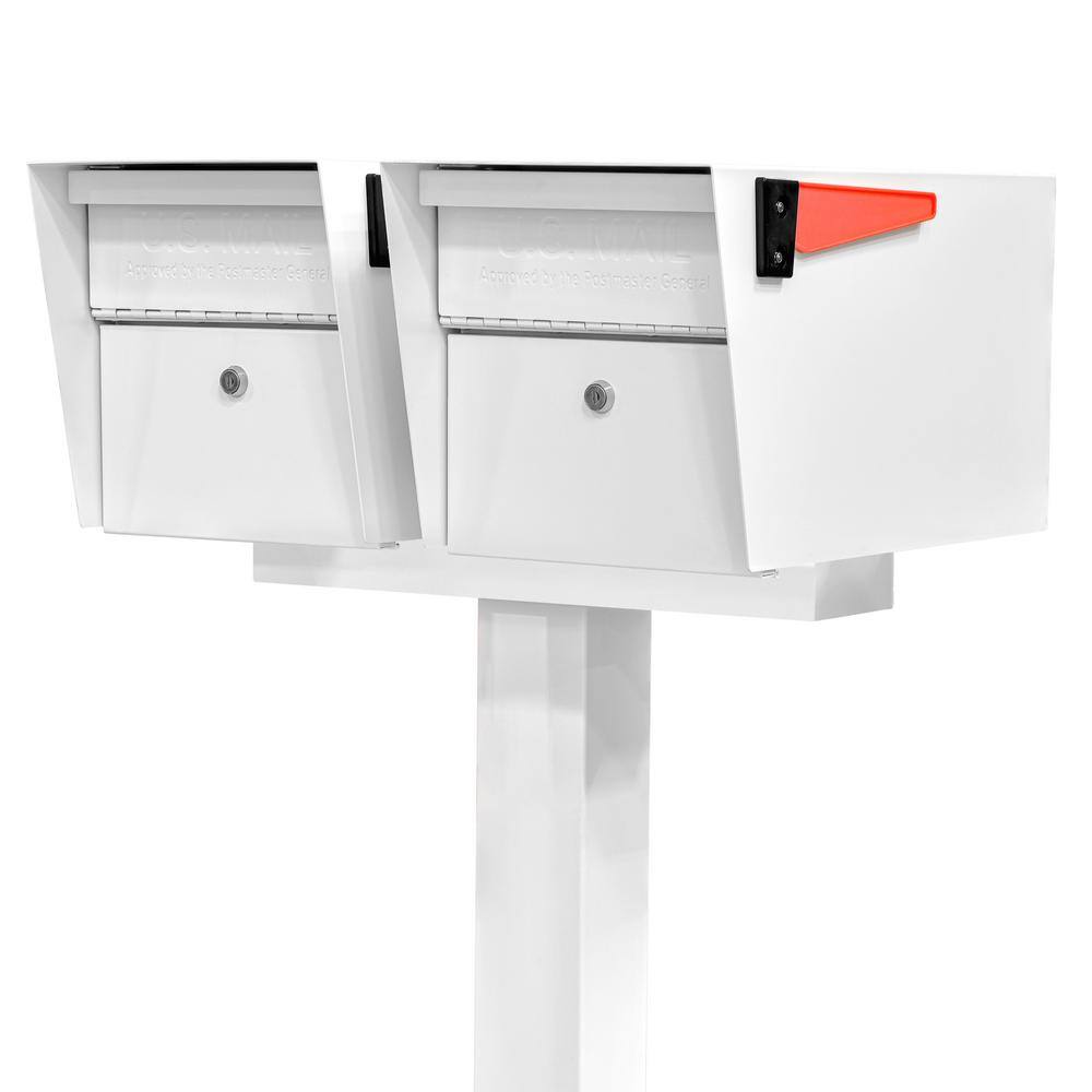 Mail Boss 2 Way Spreader Bar, Alpine White 7148 - The Home Depot
