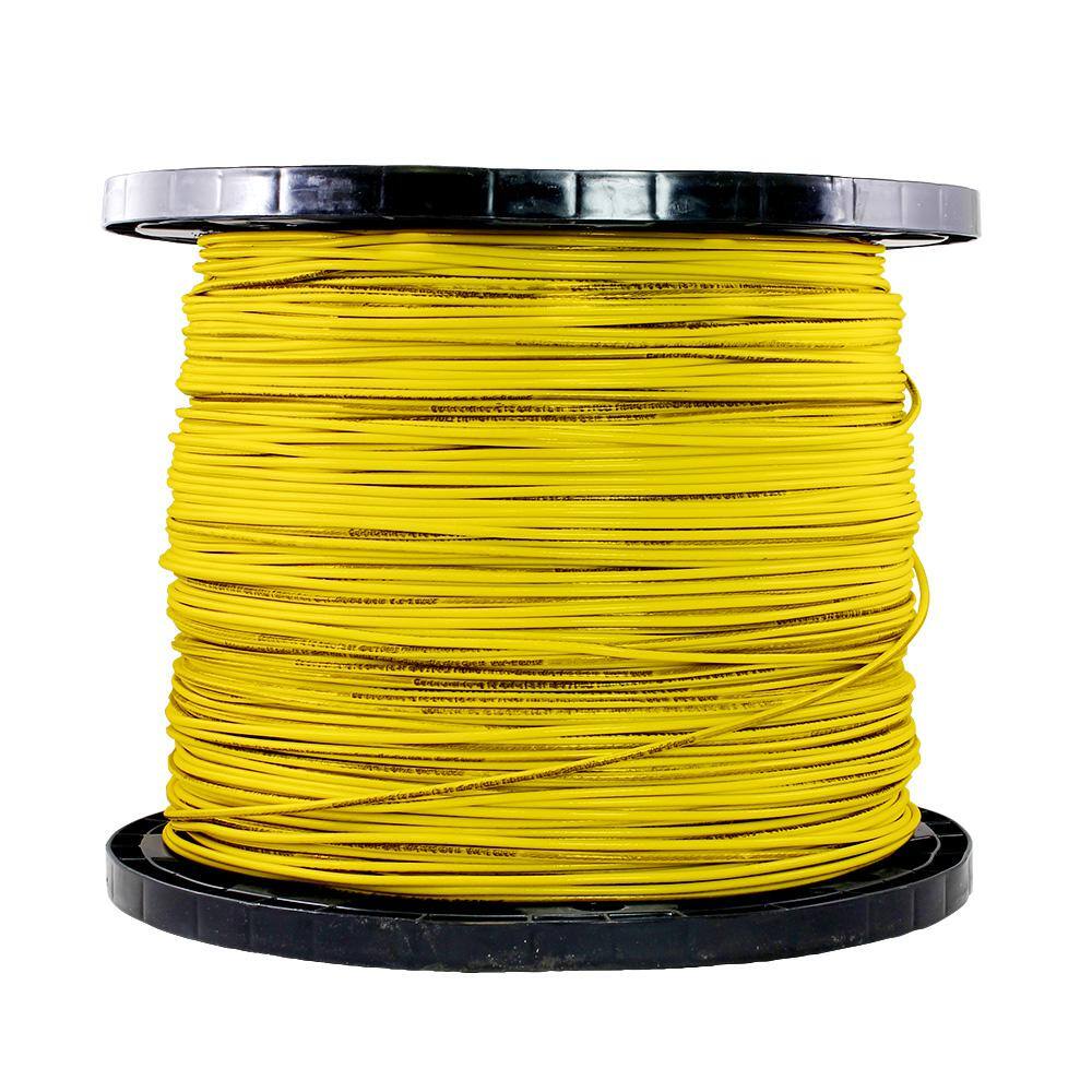 Cerrowire 2,500 ft. 12 Gauge Yellow Stranded Copper THHN Wire 112-3607M