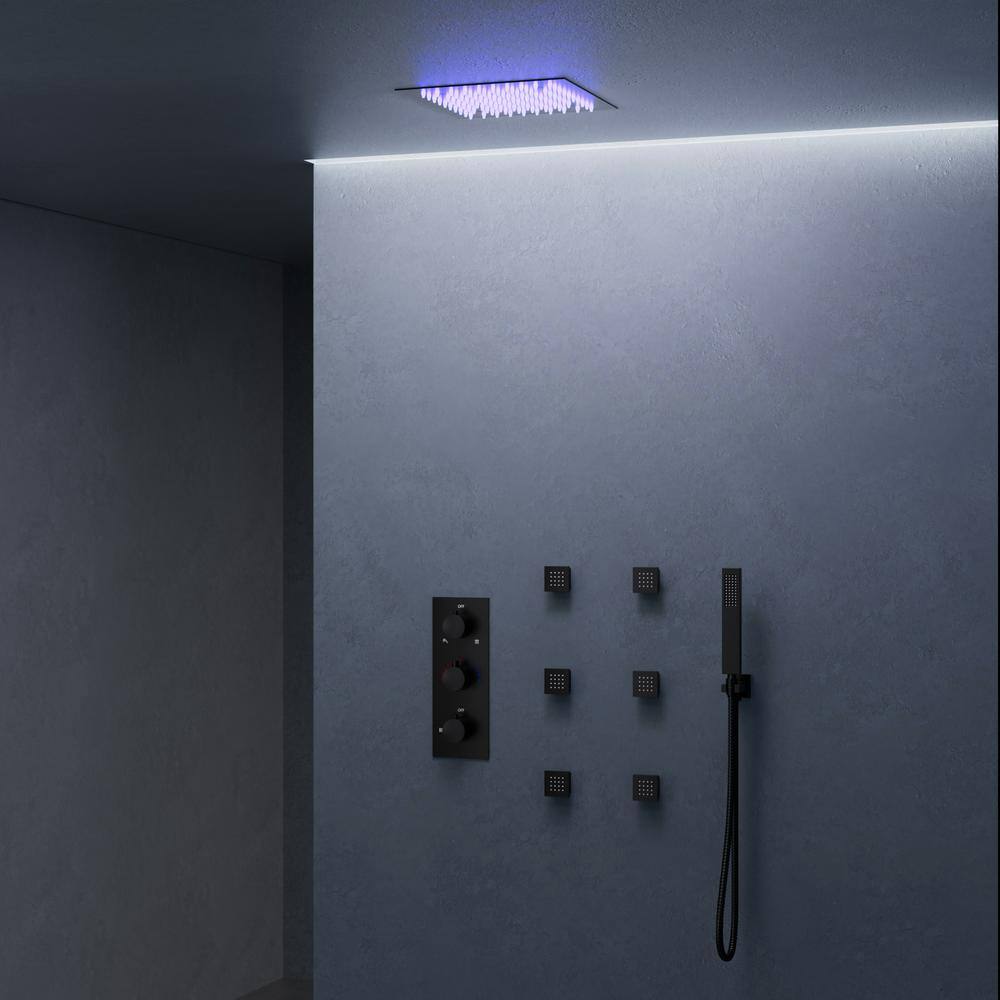 Reviews for EVERSTEIN 5-Spray Patterns With 12 in. Square Ceiling Mount ...
