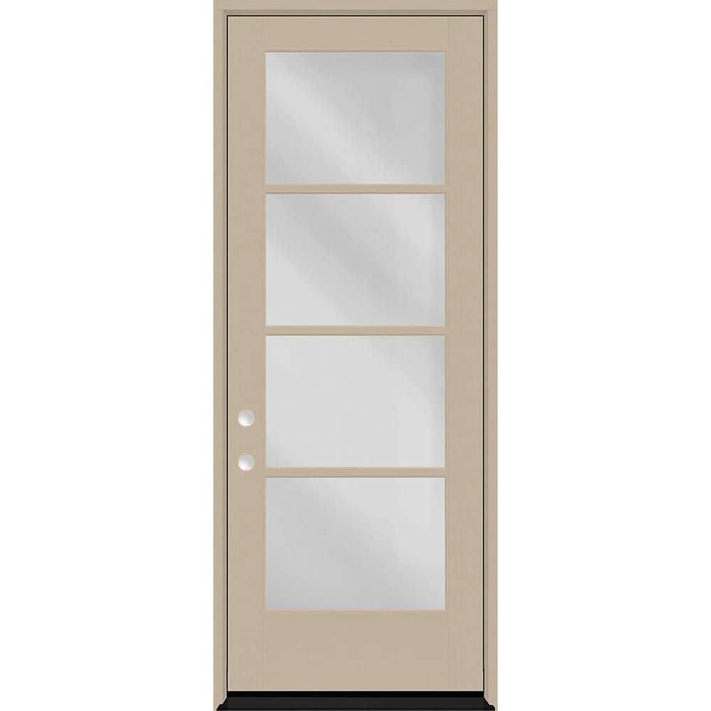 Steves & Sons Legacy 32 in. x 96 in. Icon 4-Lite Modern Clear Glass ...