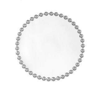 40 in. W x 40 in. H Oversized Silver Octagon Mirror, Mid-Century Modern ...