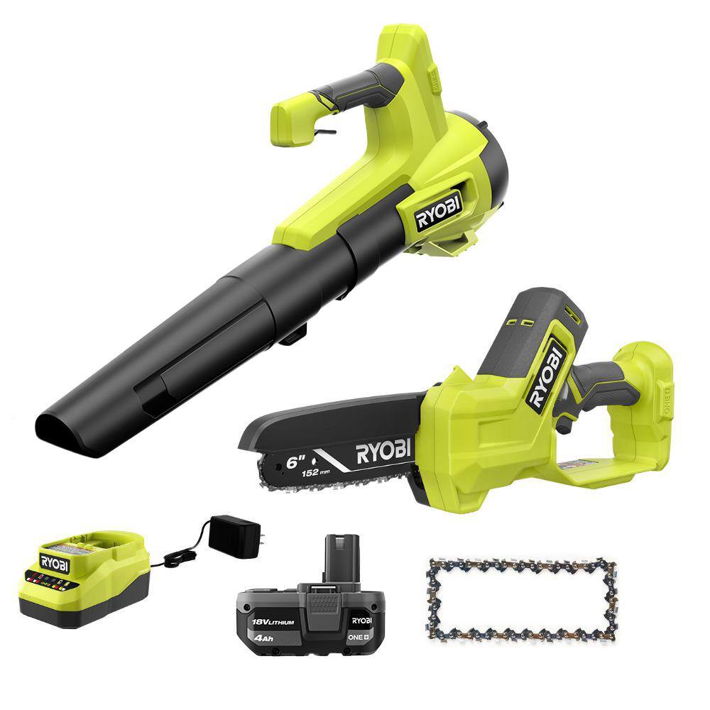 RYOBI ONE+ 18V 100 MPH 350 CFM Cordless Variable Speed Jet Fan Blower ...