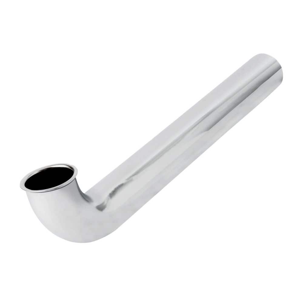 PLUMBFLEX 1-1/2 in. x 12 in. Brass Direct Connect Waste Bend for ...