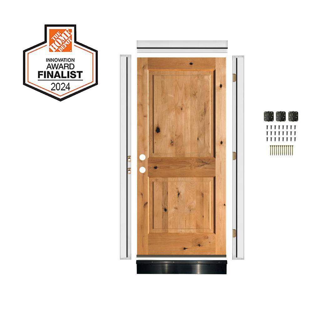 Krosswood Doors Ready-To-Assemble 36 in. x 80 in. Rustic Knotty Alder ...