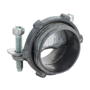 Commercial Electric 3/8 in. (1/2 in. Knockout) Non-Metallic Clamp ...