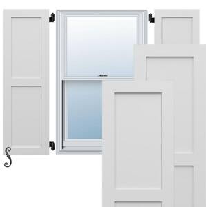 Ekena Millwork Endura Core 2-Equal Flat Panel 12 in. W x 25 in. H ...