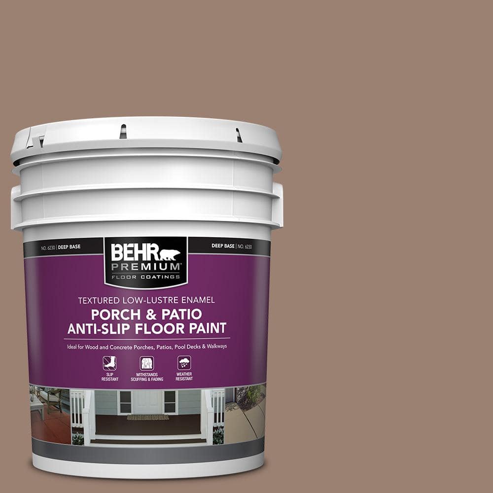 Reviews for BEHR PREMIUM 5 gal. #N190-5 Frontier Brown Textured Low ...