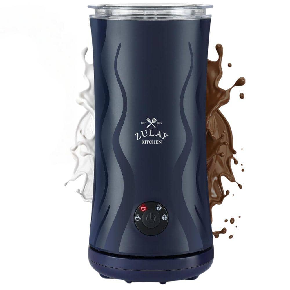 Zulay Kitchen Ventus 4-in-1 Electric Milk Frother and Steamer 4-Cup ...