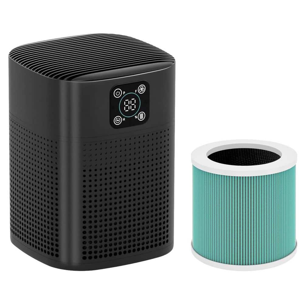 600 Sq. Ft. H13 HEPA Air Purifiers for Bedroom with Air Intake, 3 Fan ...