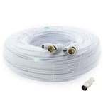 Crystal Vision 30 ft. Premium HD Wireless Camera Power Extension Cable ...