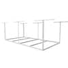 FLEXIMOUNTS White Adjustable Height Overhead Garage Storage Rack (96 in ...