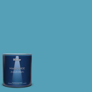 BEHR DYNASTY 1 gal. #M480-5A North Pole Blue One-Coat Hide Matte ...