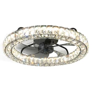 Tivleed 19.7 in. Modern Style Recessed LED Indoor Ceiling Fan Light ...