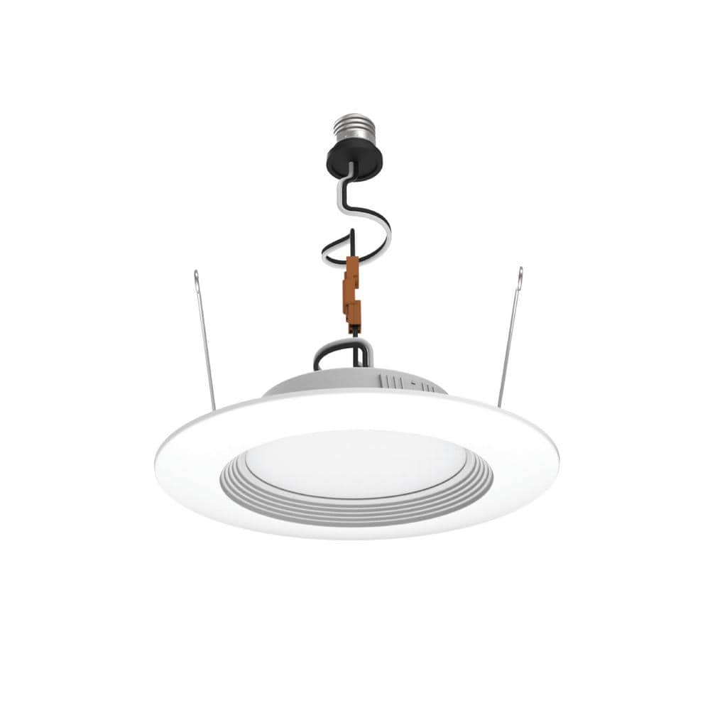 EarthTronics 4 in. 2700K-5000K CCT Selectable 650 Lumens Dimmable ...