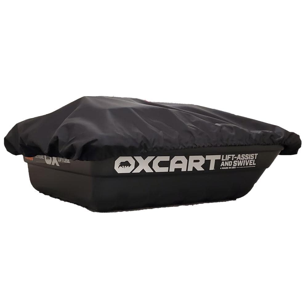OXCART Heavy-Duty Cargo Dump Cart Cover - Black GTM0302 - The Home Depot