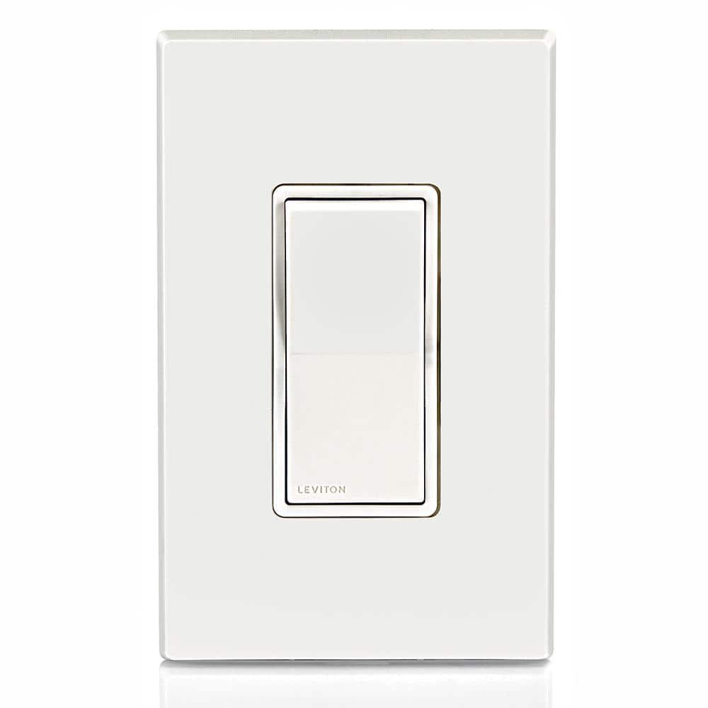 Leviton 15 Amp Decora Weather-Resistant Single-Pole Switch , White ...