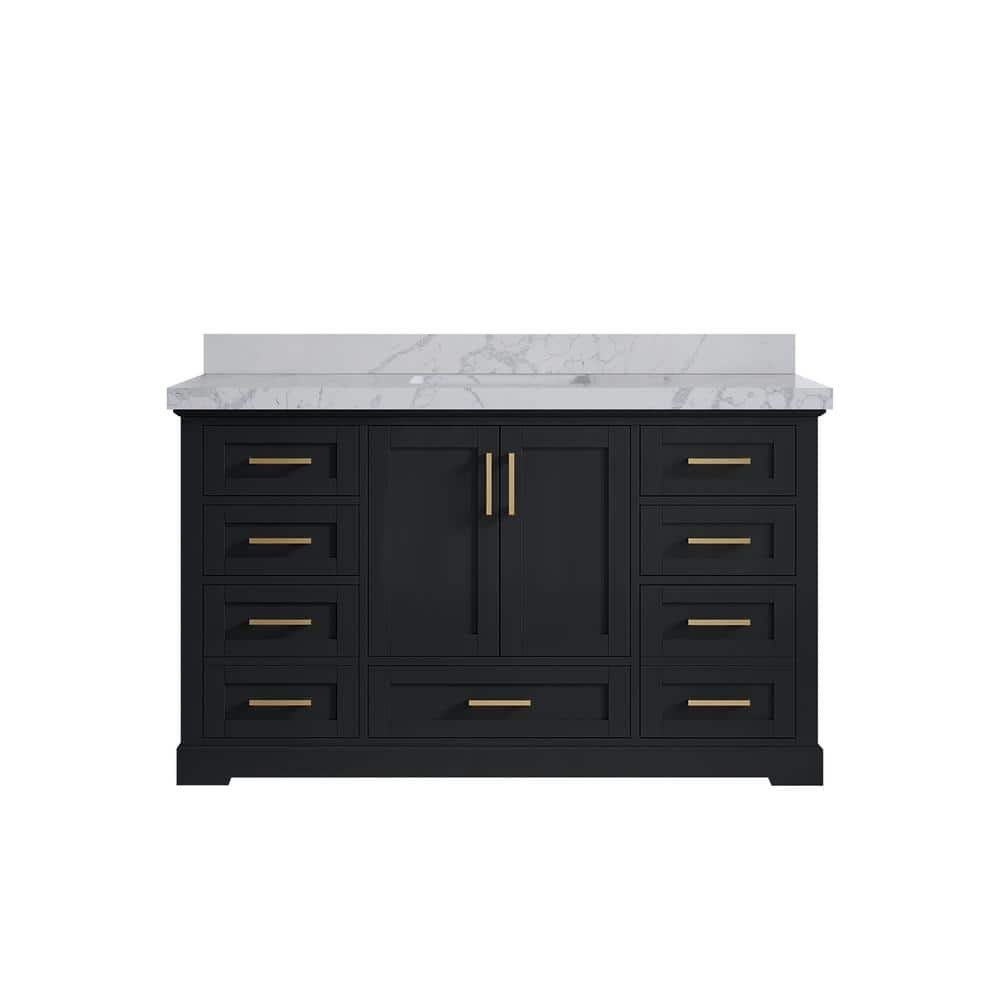 Willow Collections Boston 60 in. W x 22 in. D x 36 in. H Single Sink ...
