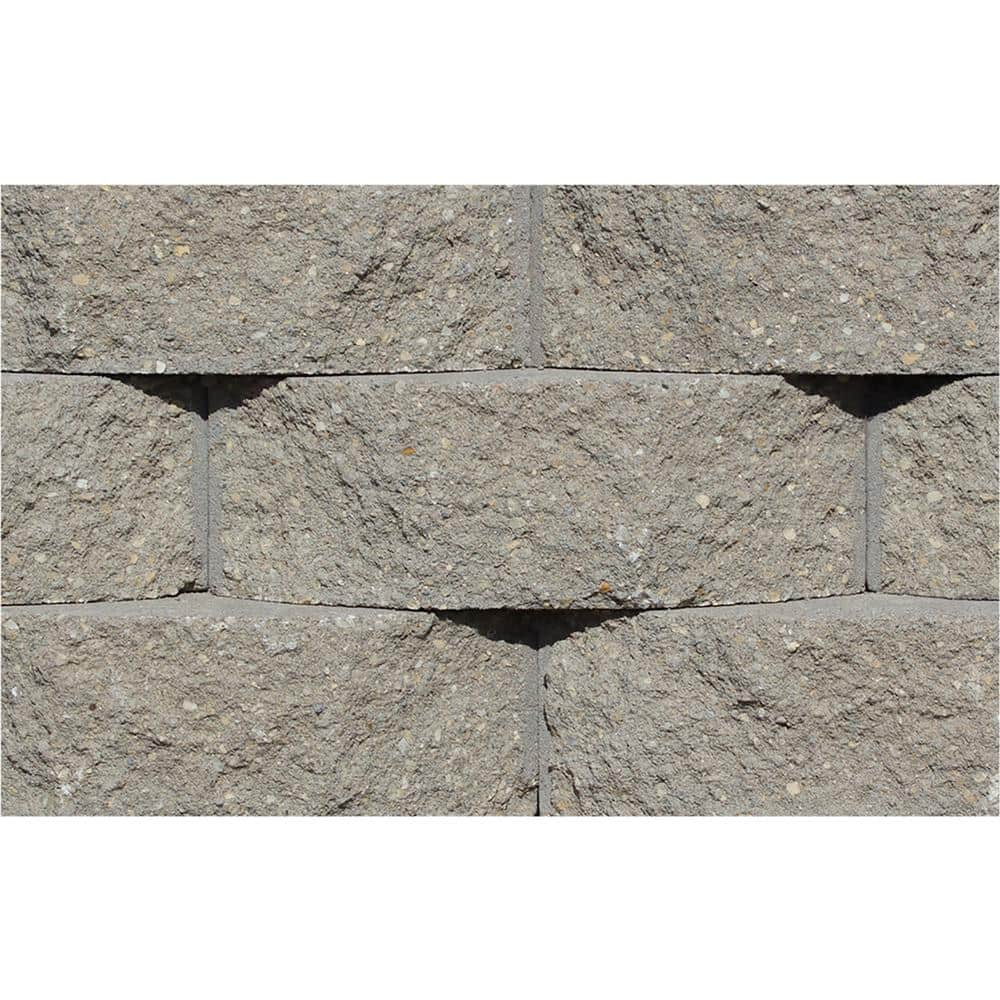 Rockwood Retaining Walls Cottage Stone 4 in. H x 12 in. W x 8.5 in. D ...
