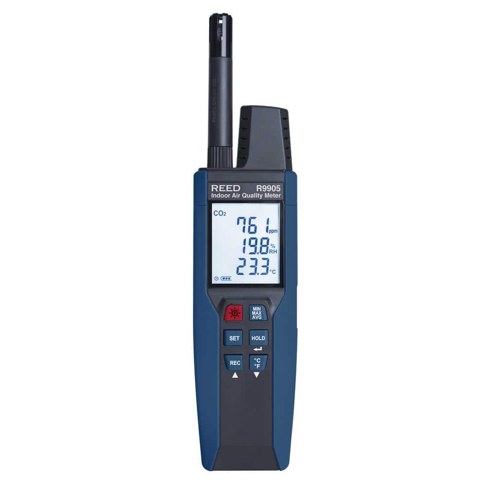 REED Instruments Data Logging Indoor Air Quality Meter R9905 - The Home ...