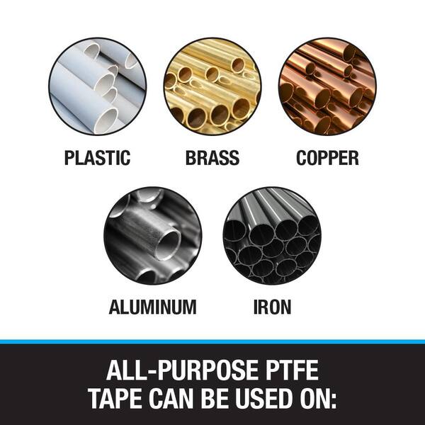 1 2 in. x 260 in. Thread Sealing PTFE Plumber s Tape