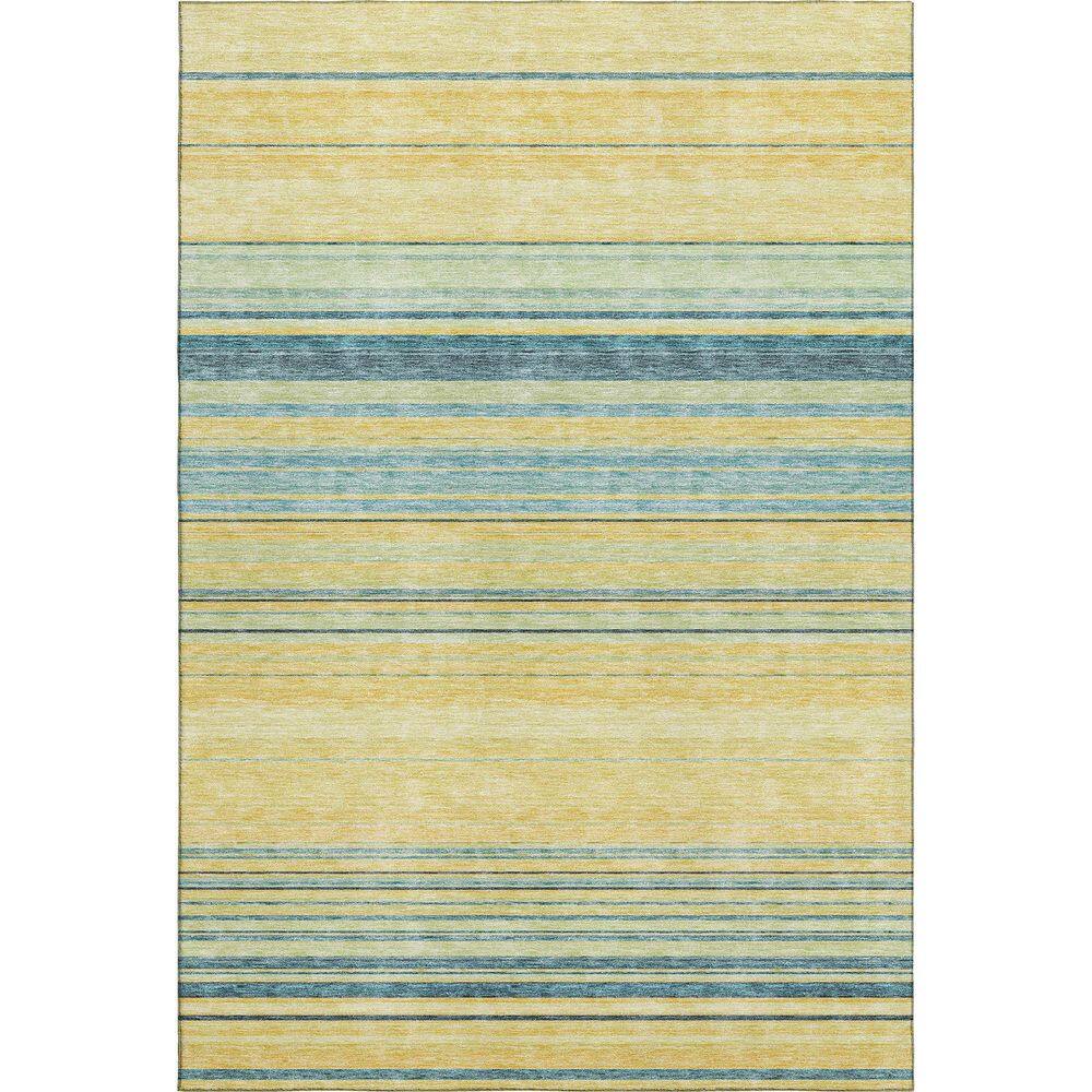 Addison Rugs Mayfield Premium Machine Washable Abstract AMF979 Yellow 9 ...