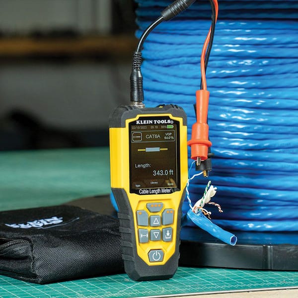 Klein Tools TDR Cable Length Meter 501-915 - The Home Depot