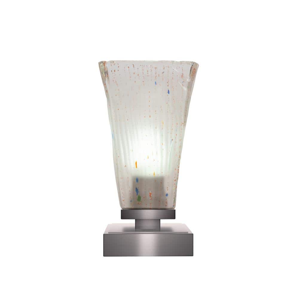 Quincy 8.75 in. Graphite Accent Lamp with Glass Shade 5R2GP631 - The ...