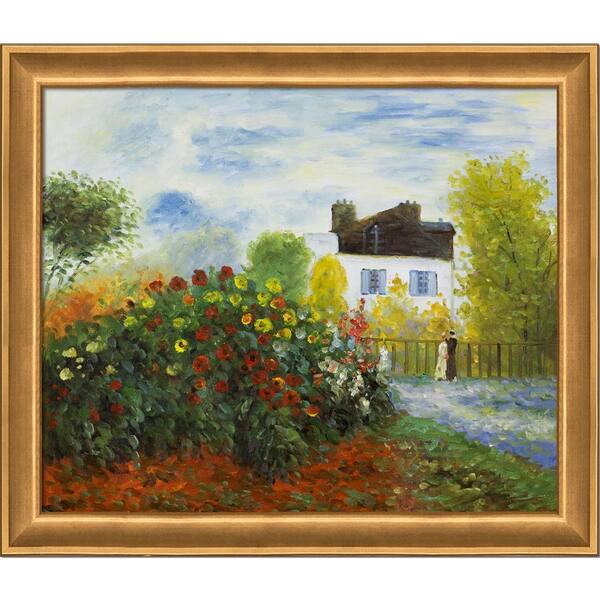 LA PASTICHE The Garden of Monet at Argenteuil by Claude Monet Muted ...