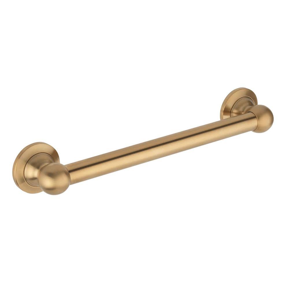 Glacier Bay 32 in. Rounded Style Grab Bar in Matte Gold 068 HWDGB35 ...