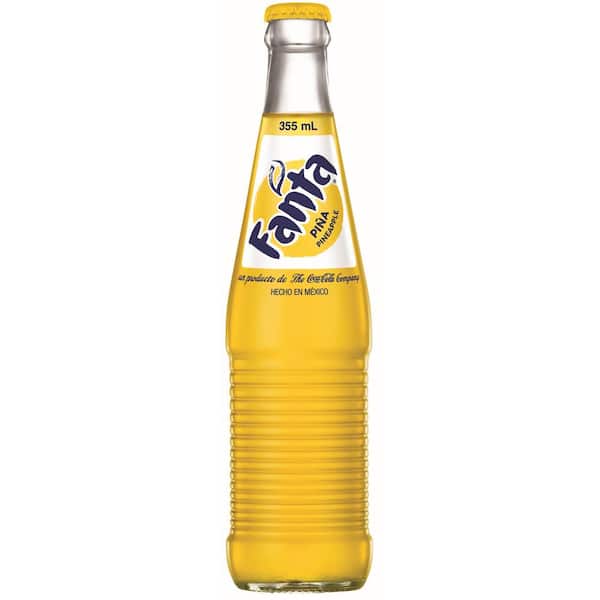 Fanta Fanta Pineapple Mexico Glass Bottles, 355 ml, 24 Pack 049000162837 - The Home Depot
