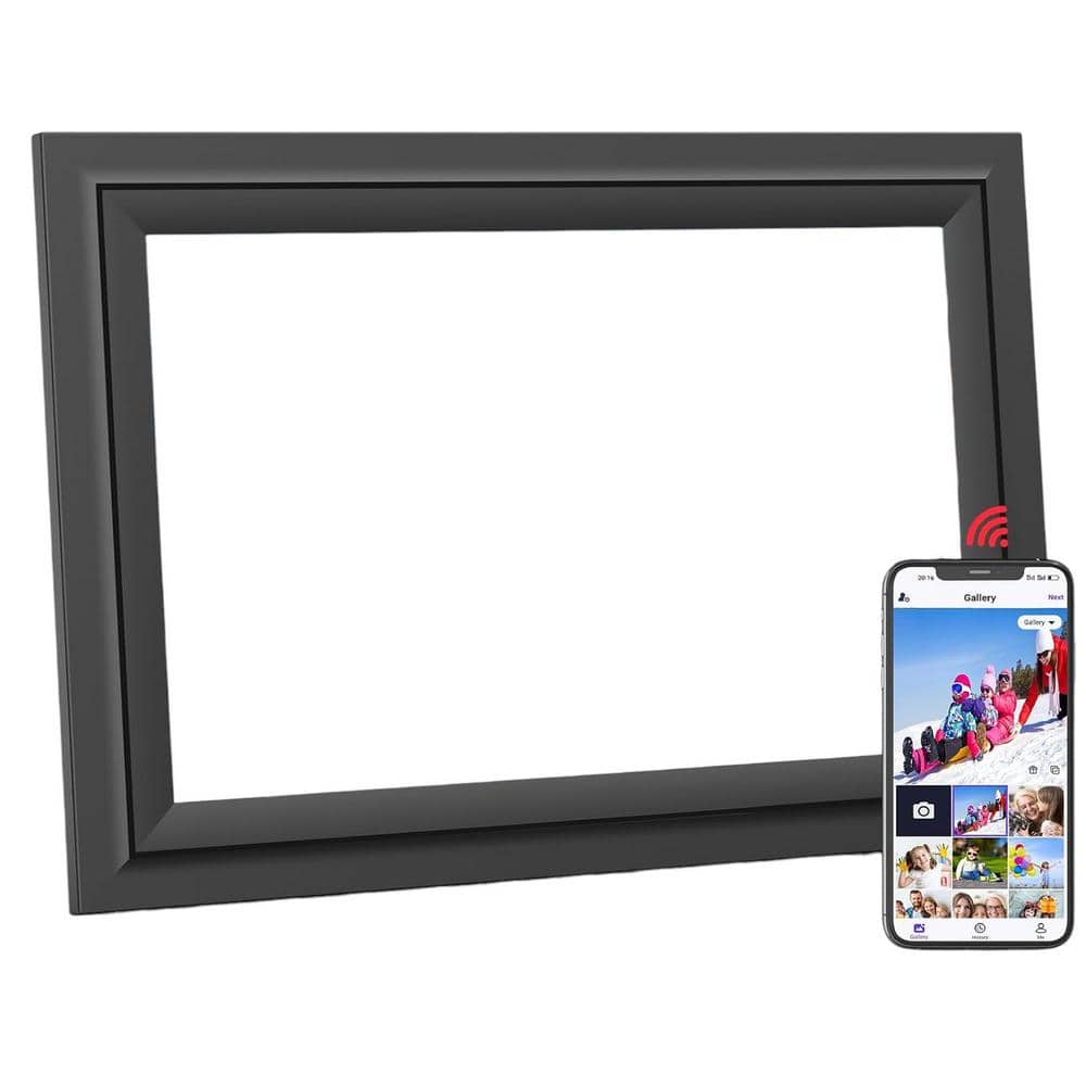 Lukyamzn 10.1 in. WiFi Digital Photo Frame with IPS HD Touch Screen ...