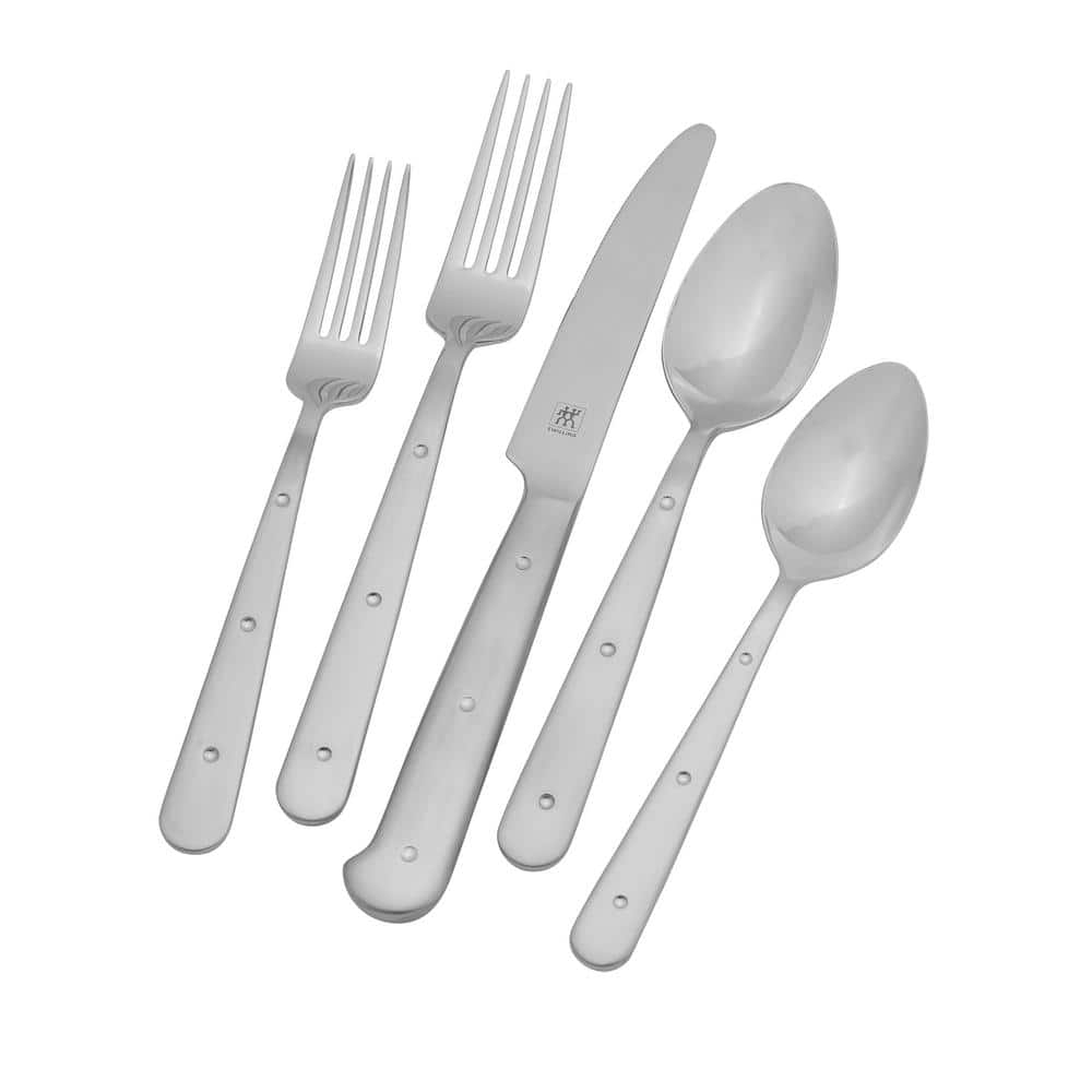 ZWILLING Porterhouse 45-Piece 18/10 Stainless Steel Flatware Set ...