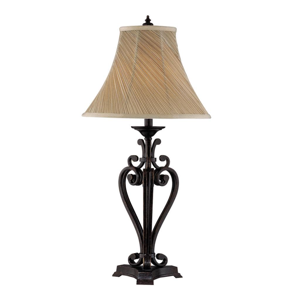 Titan Lighting Macclesfield 32 .5 in. Dark Bronze Table Lamp HD ...