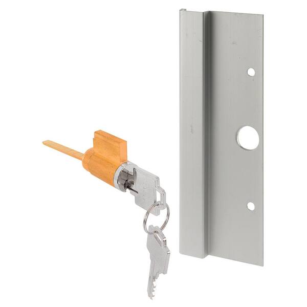 Prime-Line Aluminum Sliding Door Outside Pull with Door Lock and Key E ...