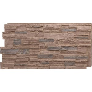 Ekena Millwork Cascade 48 5/8 in. x 1 1/4 in. Grey Granite Stacked ...
