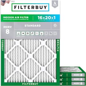 Filterbuy 20 in. x 25 in. x 1 in. MERV 10 (FPR 6) Odor Eliminator ...