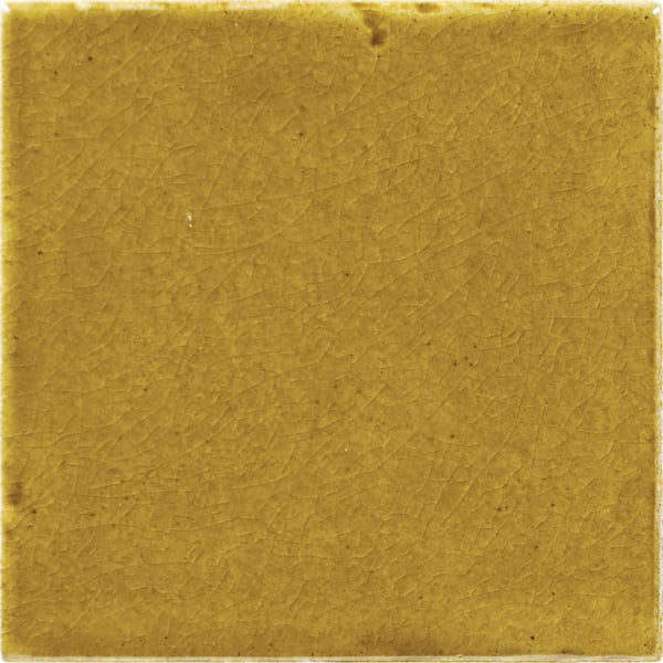 Daltile Contempee Marigold 4 in. x 4 in. Glossy Ceramic Wall Tile (12.8 ...