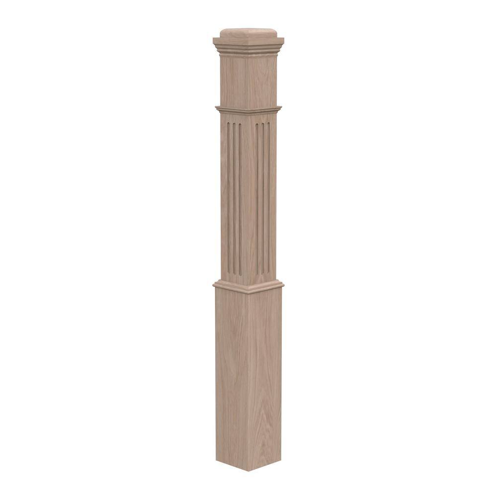 EVERMARK Stair Parts 4092 55 in. x 6-1/4 in. Unfinished White Oak ...